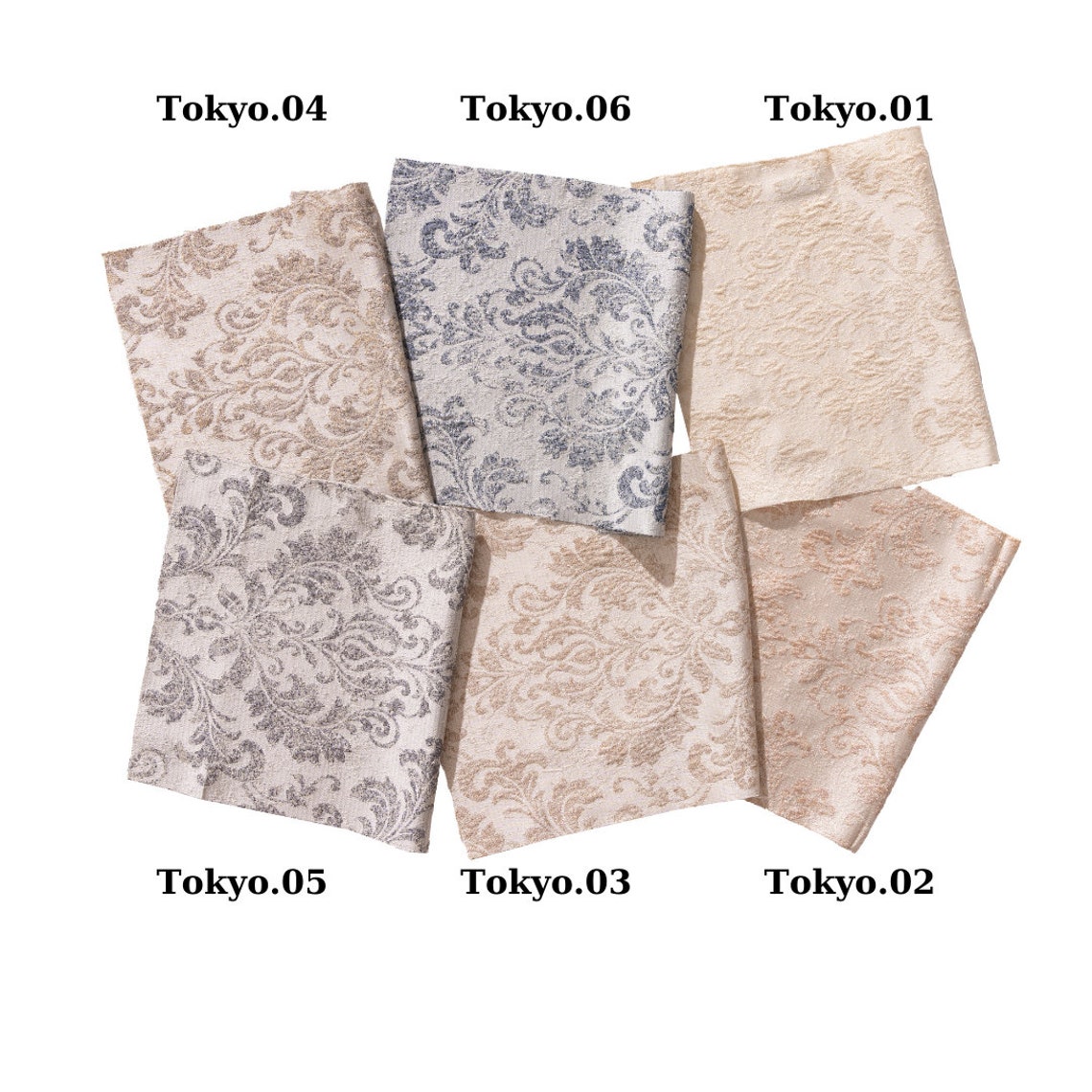 Damask Floral Patterned Curtains, Damask Patterned Curtains, Luxury ...