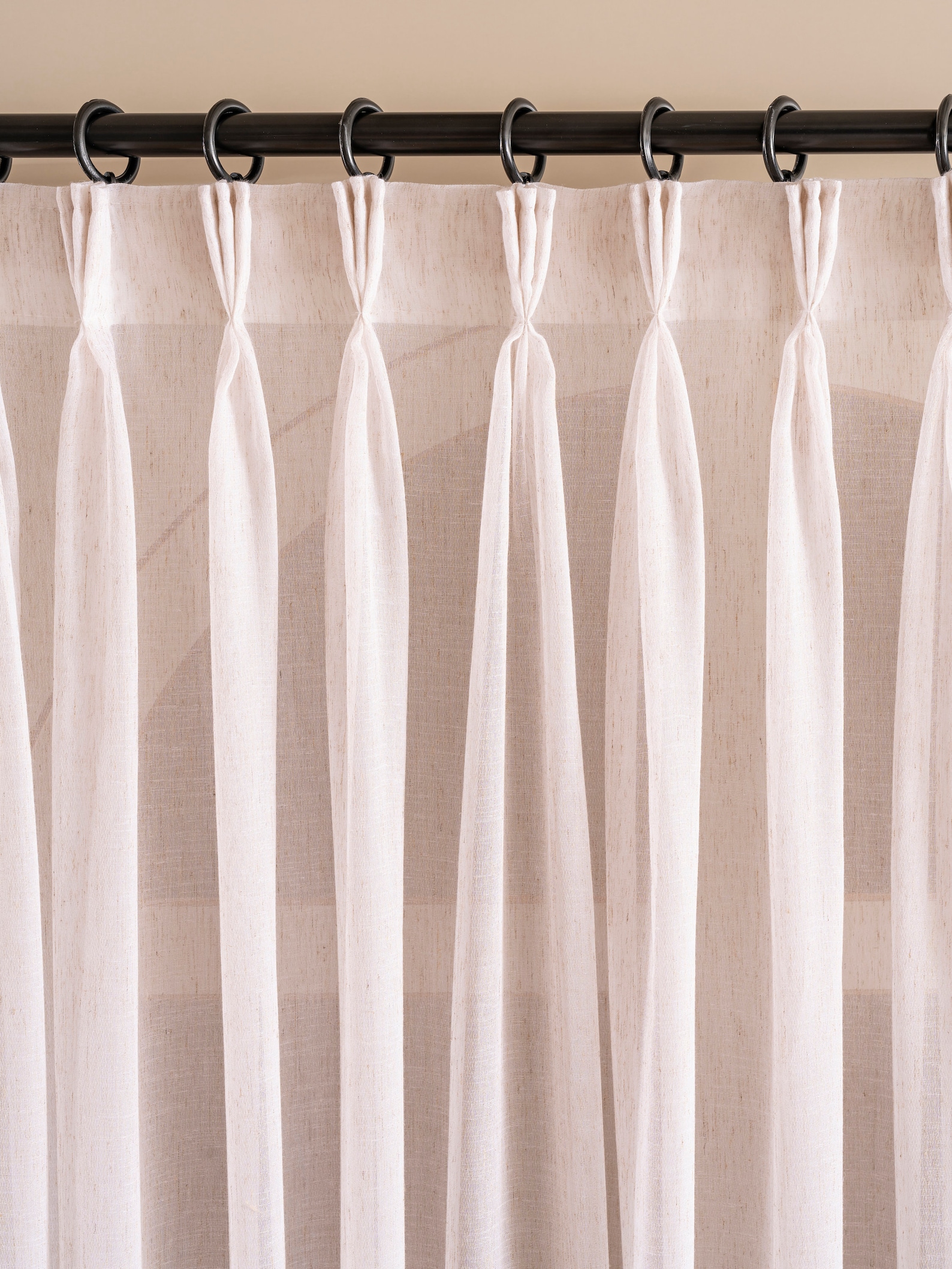 Luxury Linen Sheer Curtain, Linen Sheer Curtain for Living Room, Linen ...