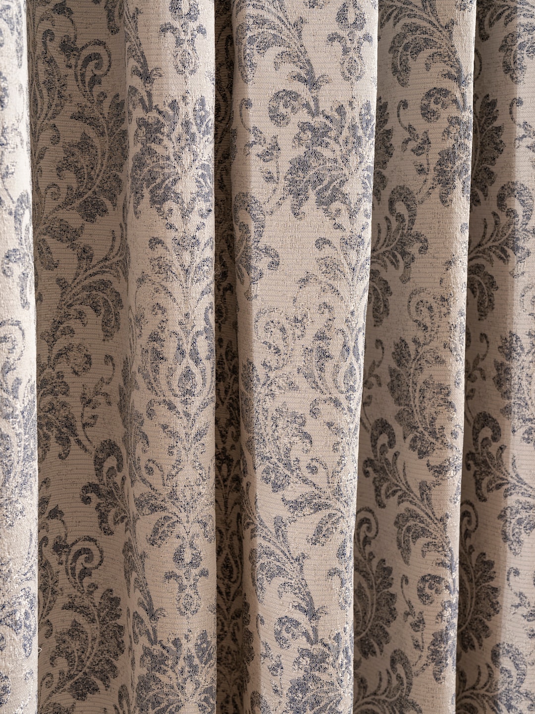 Damask Floral Patterned Curtains, Damask Patterned Curtains, Luxury ...