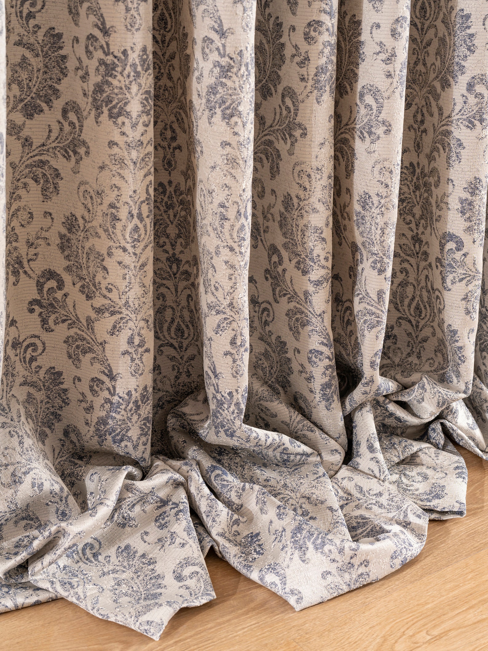 Damask Floral Patterned Curtains, Damask Patterned Curtains, Luxury ...
