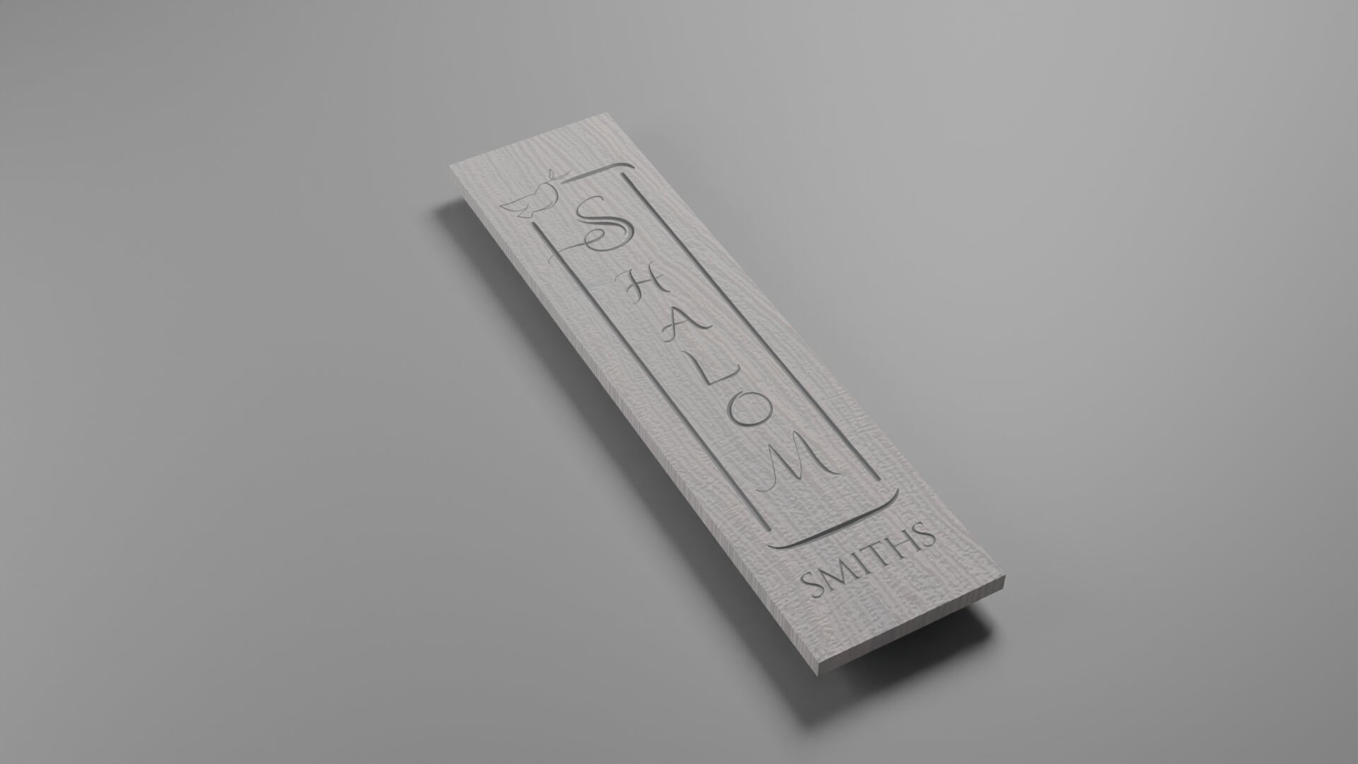 Personalized Shalom Dove Welcome Porch Torah Sign for Front Door ...