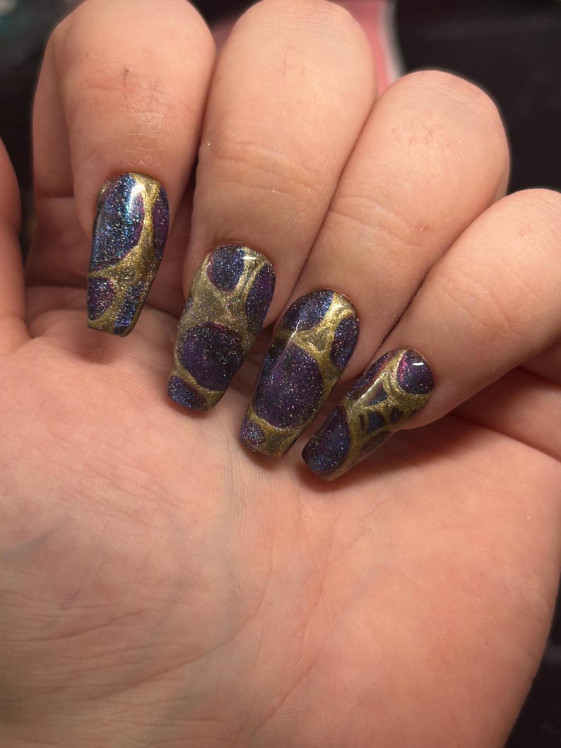 Arcane Jinx Press on Nails League of Legends Gaming Nails - Etsy