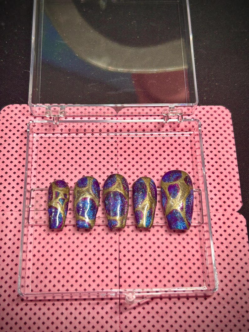 Arcane Jinx Press on Nails League of Legends Gaming Nails - Etsy