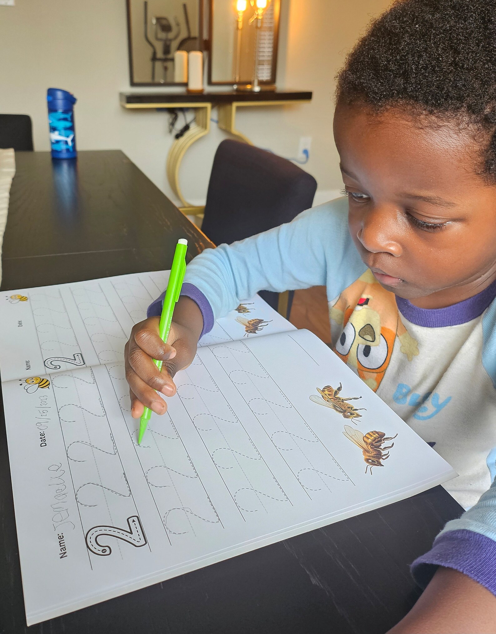 Preschool Pre-k|toddler Kindergarten Number Tracing Workbook 155 Pages ...