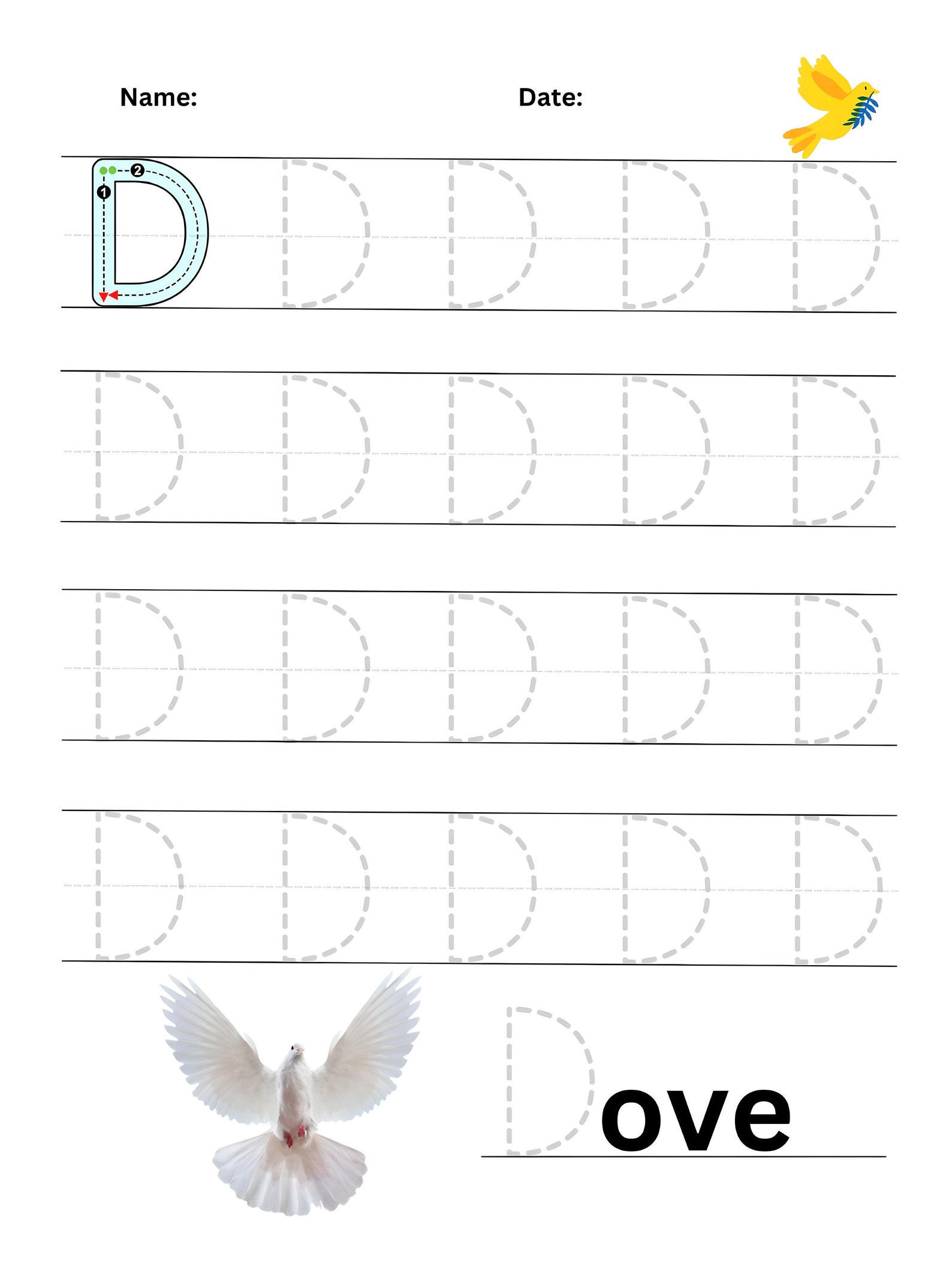 Alphabet Tracing Worksheets| Printable Alphabet Tracing|digital ...