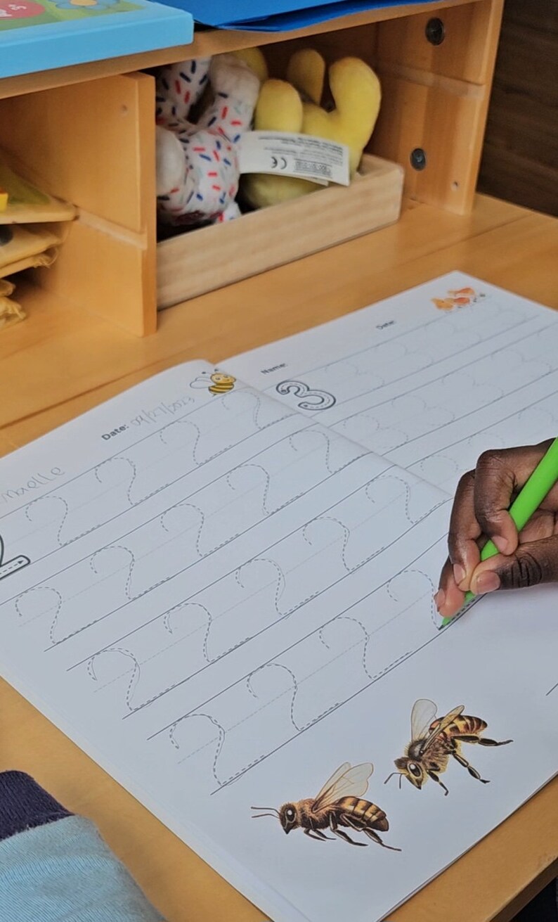 Preschool Pre-k|toddler Kindergarten Number Tracing Workbook 155 Pages ...