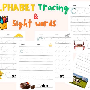 Alphabet Tracing Worksheets| Printable Alphabet Tracing|digital ...