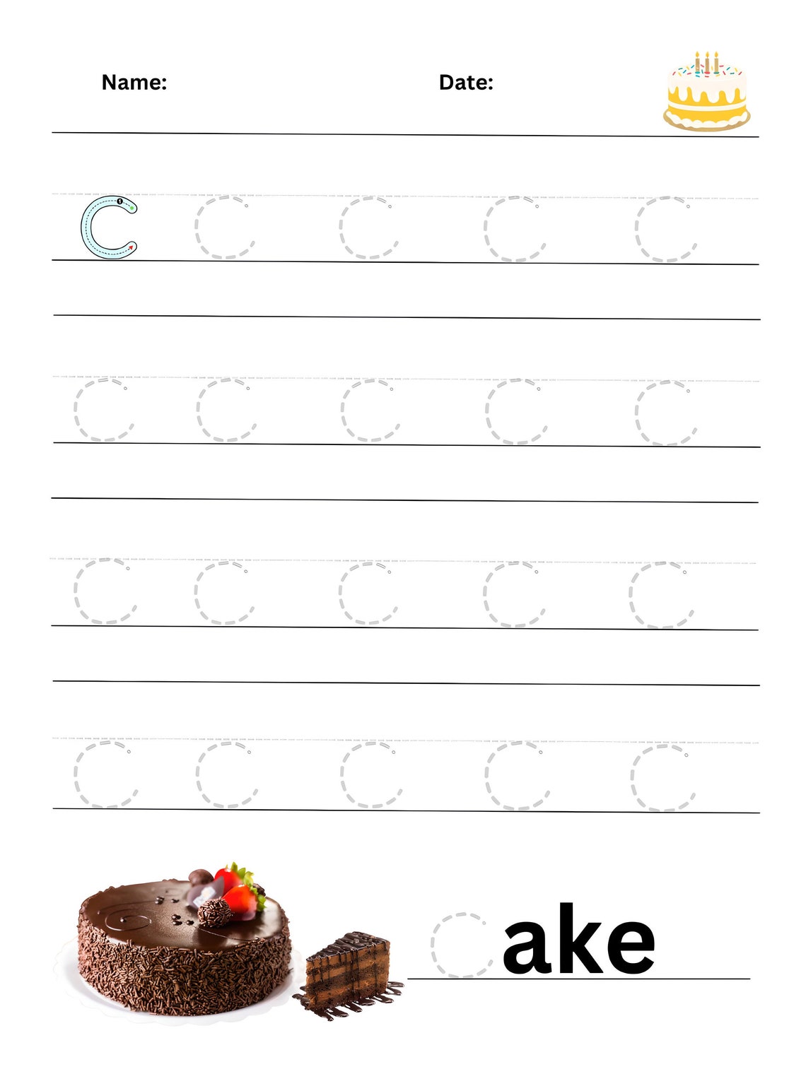 Alphabet Tracing Worksheets Printable Alphabet Tracingdigital Download ...