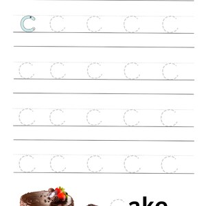 Alphabet Tracing Worksheets| Printable Alphabet Tracing|digital ...
