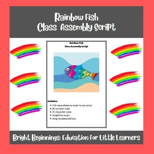 Rainbow Fish Class Assembly Script - Eyfs/ks1/kindergarten - Etsy