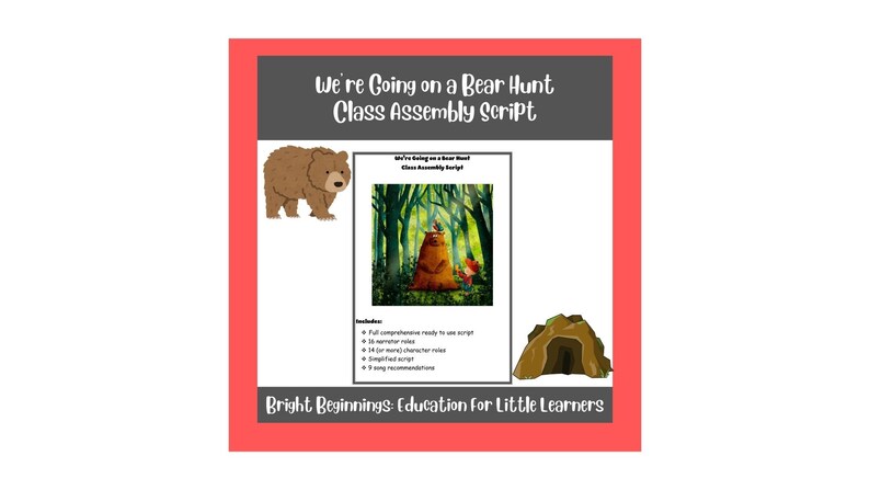 We're Going on a Bear Hunt Class Assembly Script - Eyfs/ks1 ...