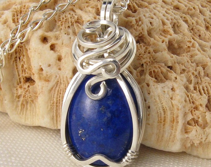 Lapis Lapis Lazuli Lapis Necklace Lapis Pendant Lapis - Etsy