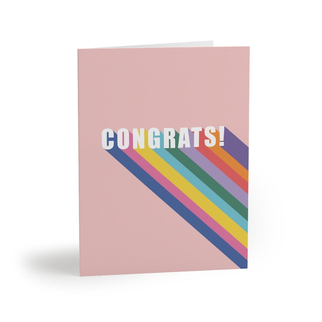 Congrats Card - Etsy
