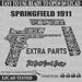 Springfield 1911 Rose Scroll Design SVG, Springfield 1911 Laser Files ...