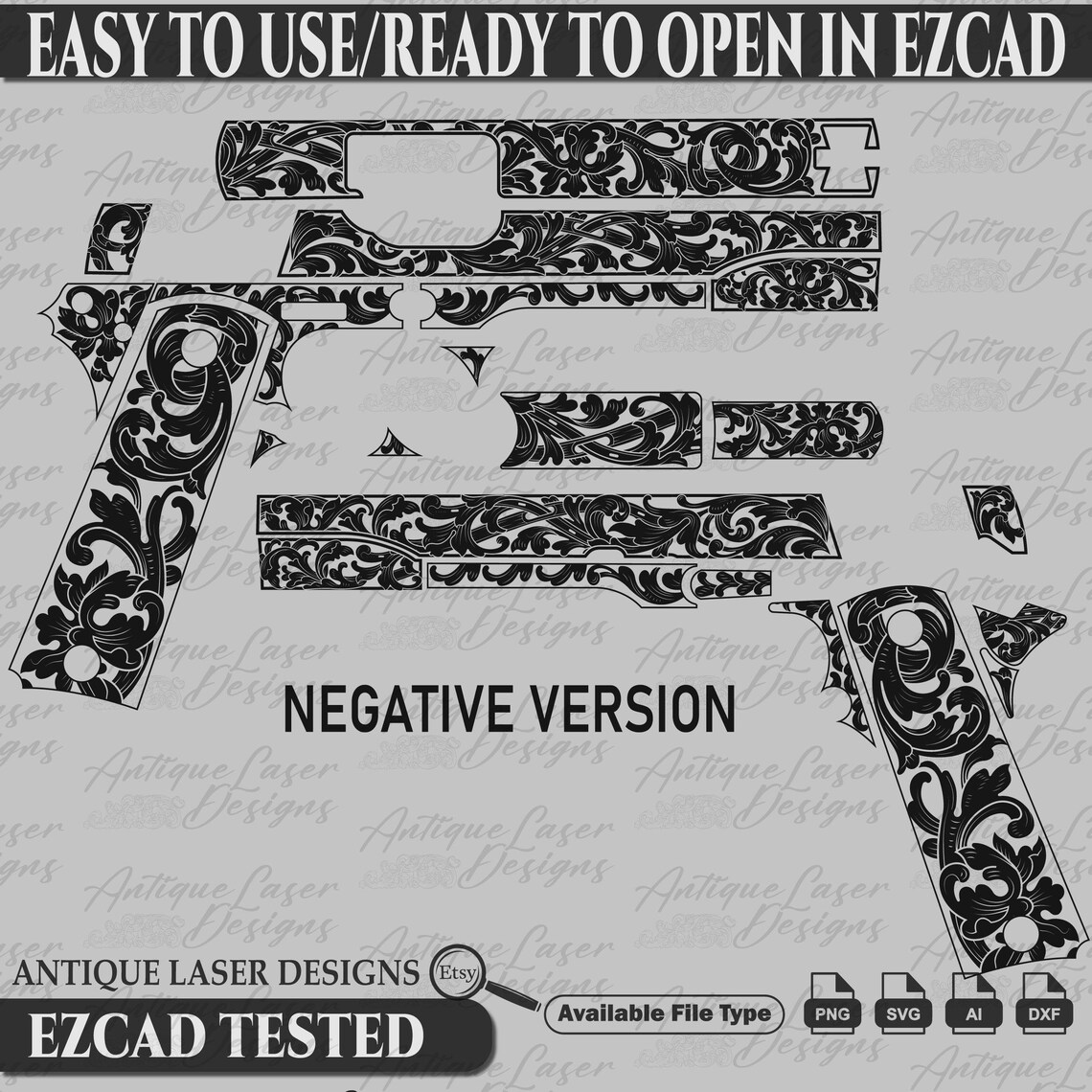 Kimber 1911 Stainless Scroll Design, Kimber 1911 Stainless Scroll ...