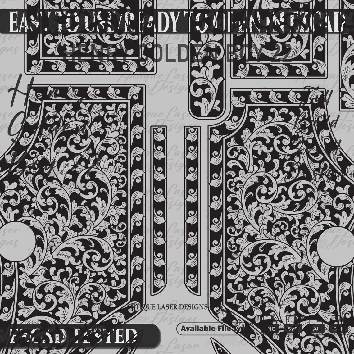 Henry Golden Boy 22 Scroll Design SVG, Henry Golden Boy 22 SVG, Henry ...