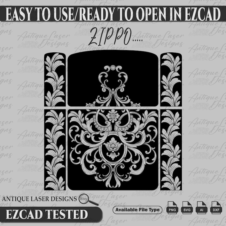 Zippo Svg, SVG Zippo, Zippo Scroll Svg, Zippo Laser Work, Zippo Custom ...