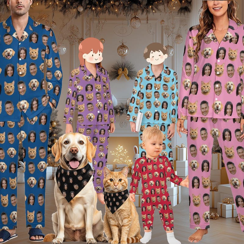 Pet Pjs With 2 Faces - Etsy