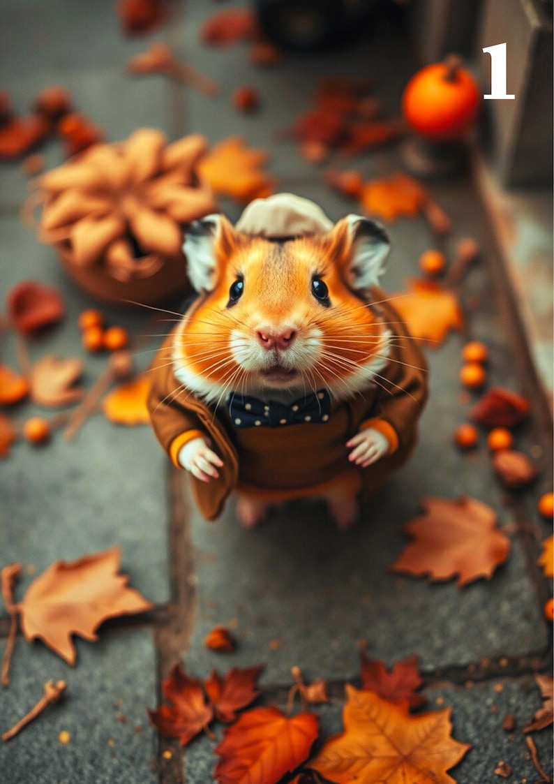 Vintage Pet Portrait Digital Download, Hamster Wall Art, Animal ...