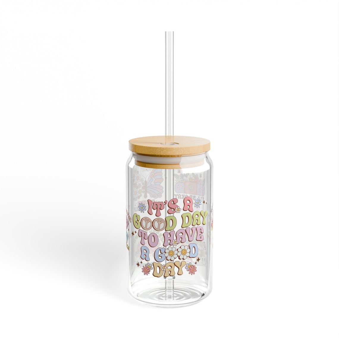 Its A Good Day to Have A Good Day, Motivational Glass Cup, Retro ...