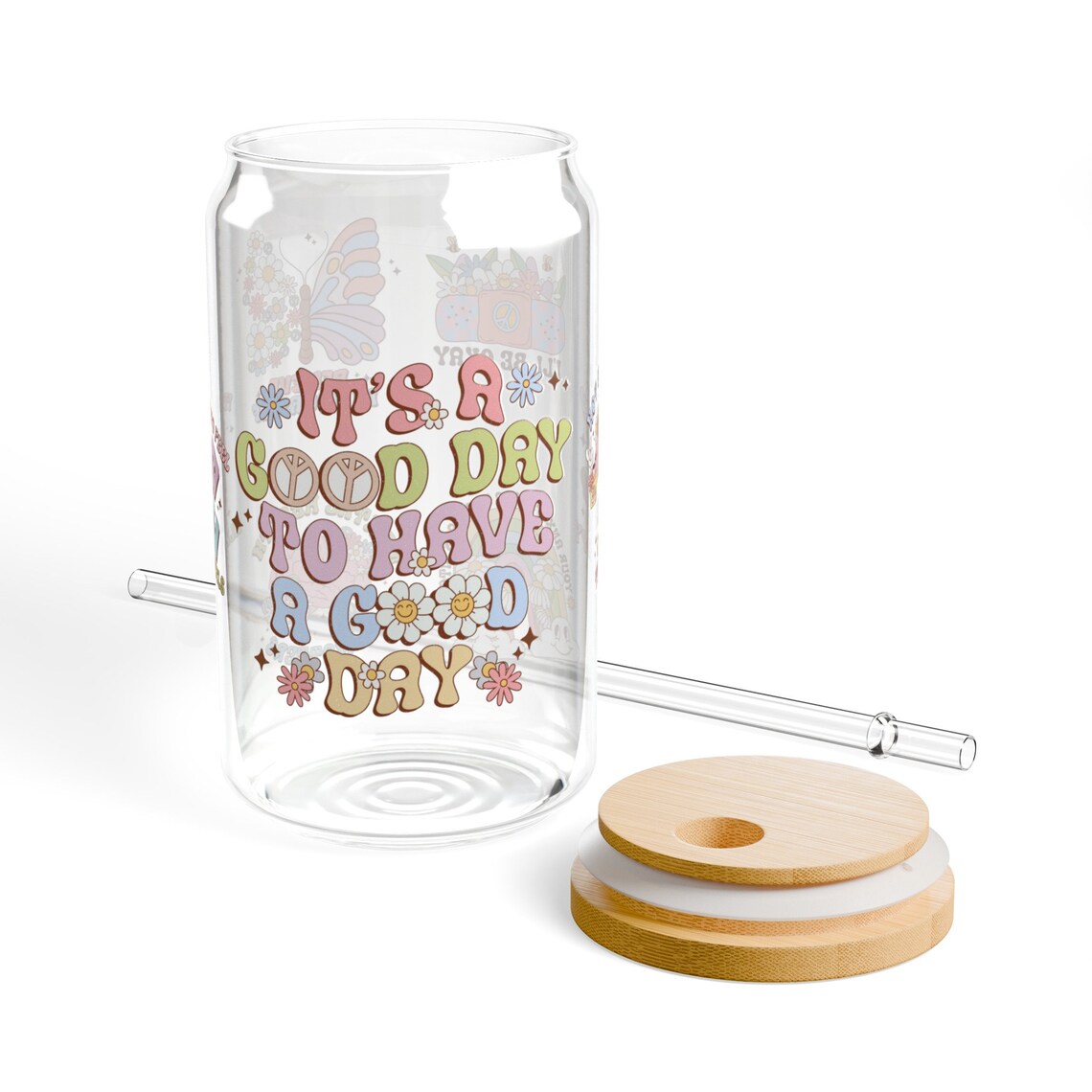 Its A Good Day to Have A Good Day, Motivational Glass Cup, Retro ...
