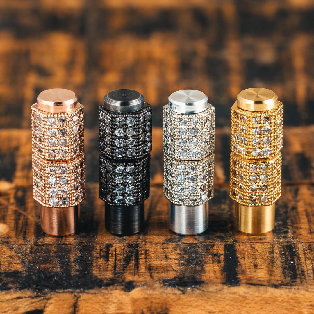 Cribbage Peg Set | Oversize Hex Micro Pavé W/ Brass, Copper, Aluminum ...