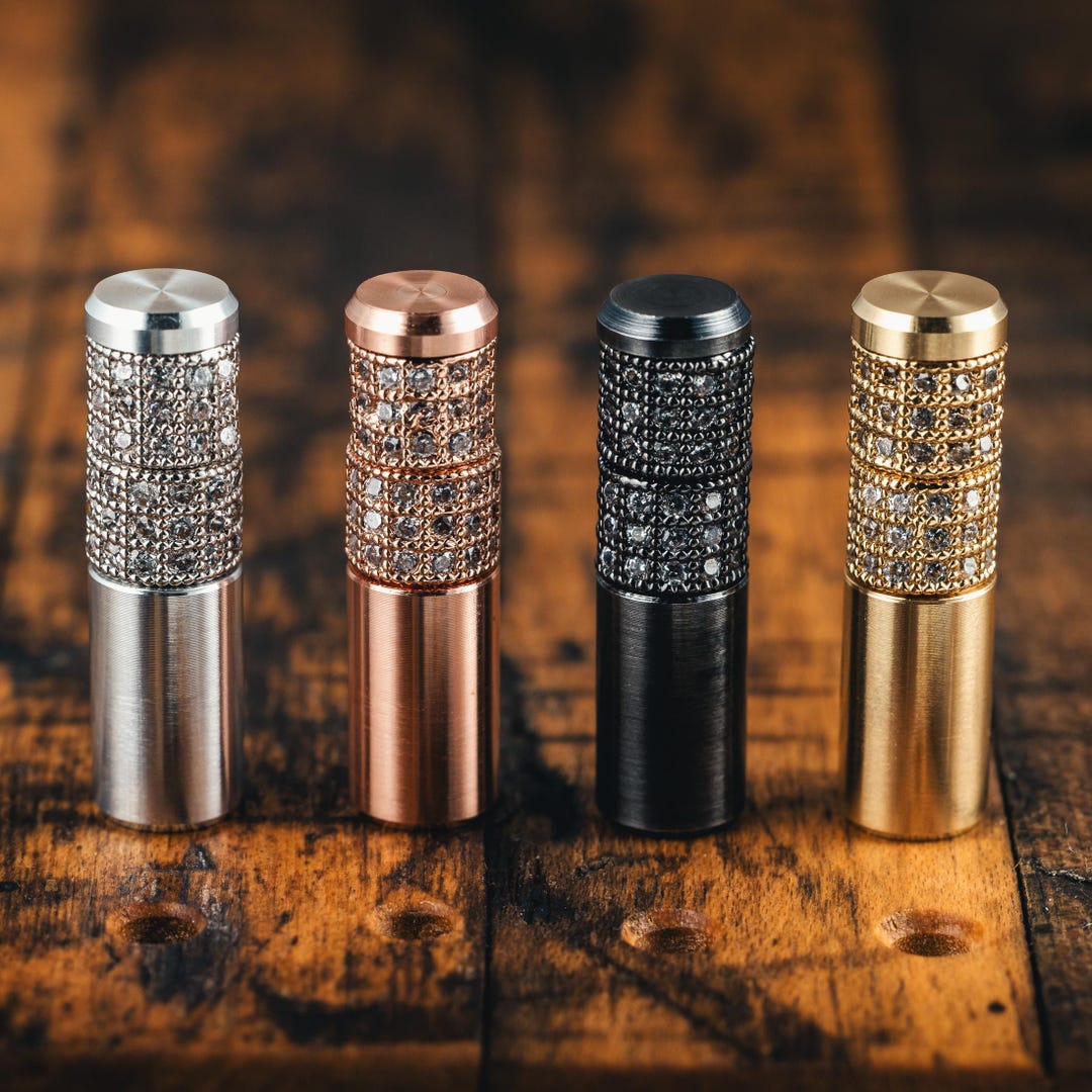 Cribbage Peg Set | Mini Column Pavé W/ Brass, Copper, Aluminum or Steel ...