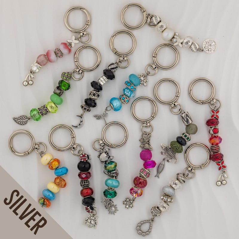 Beaded Keychains - Etsy