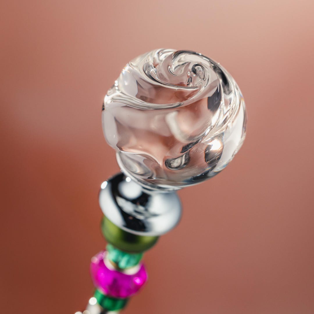 Beaded Planter Stake or Table Centerpiece | Broad Winged Hummingbird ...