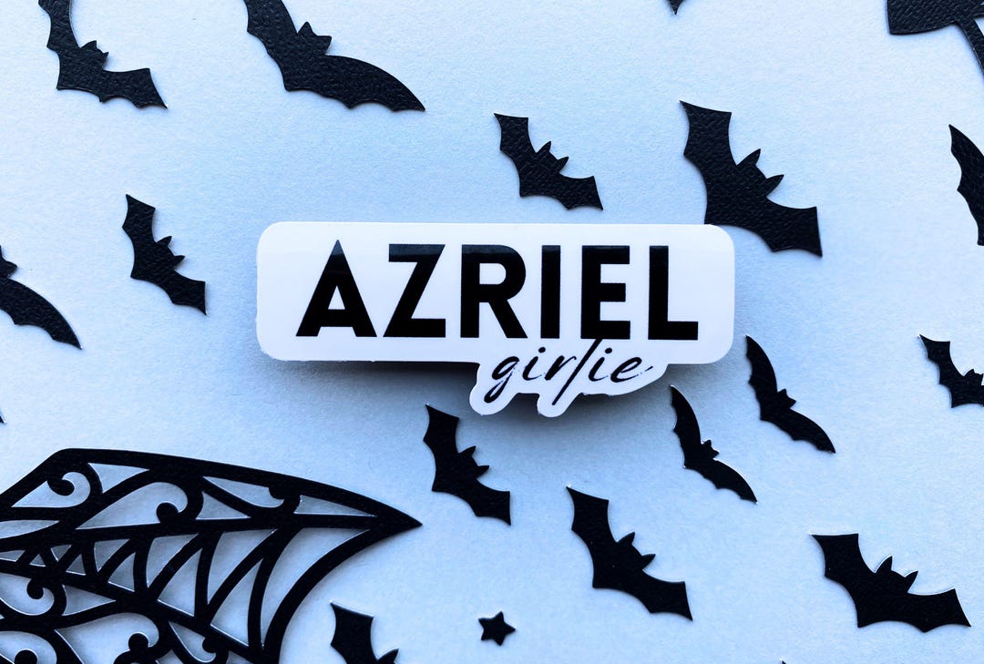 Azriel Girlie Sticker for Fantasy Reader, Kindle Sticker for Fantasy ...