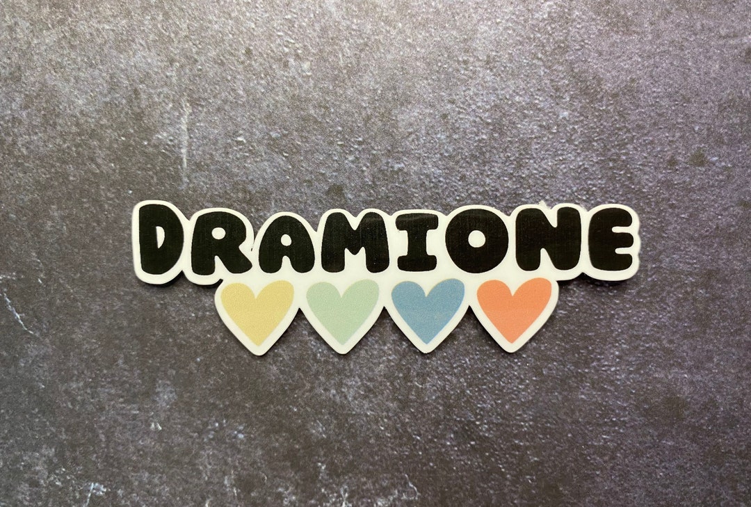 Dramione Hearts Sticker, Dramione Sticker for Fanfic Reader, Draco and ...
