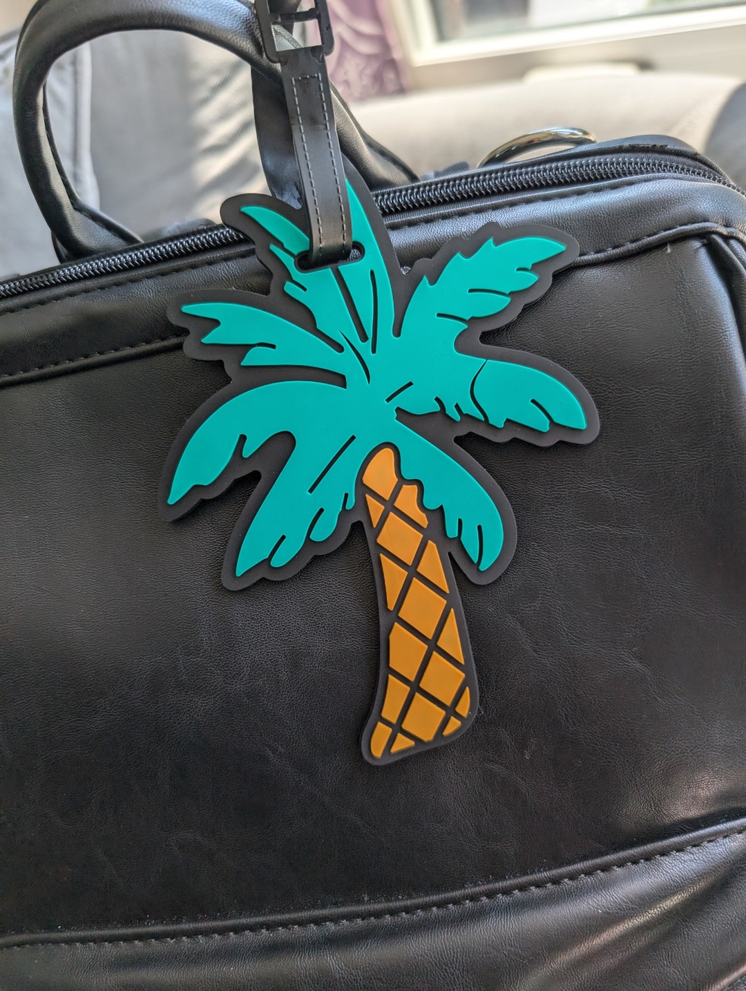 Palm Tree Luggage Tag - Etsy Canada