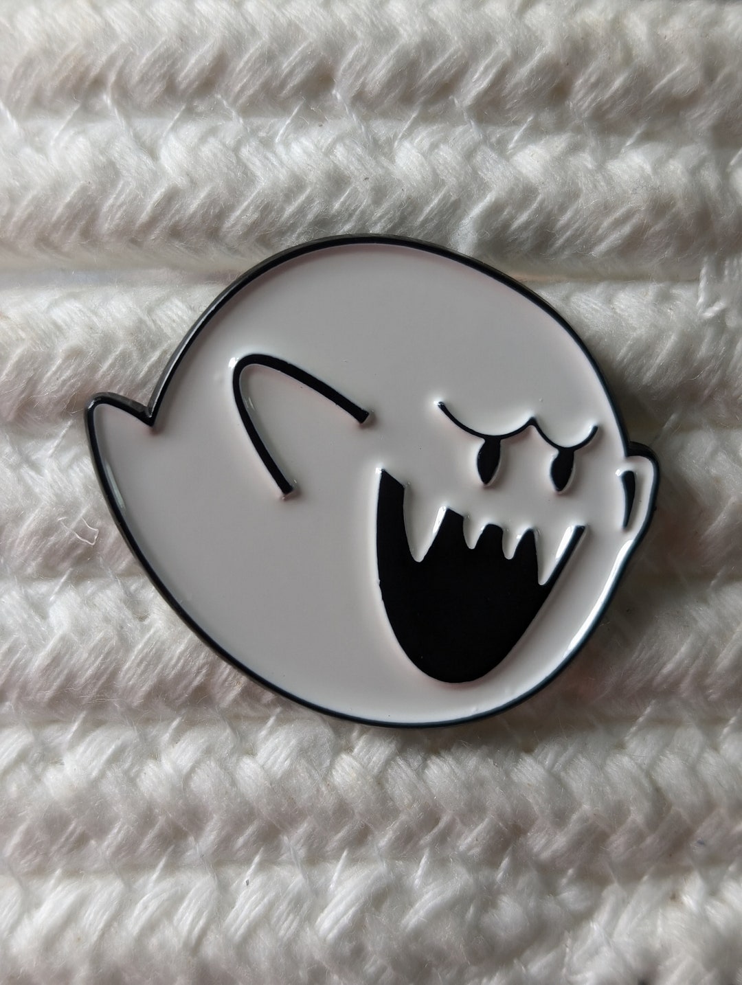 Super Mario Boo Enamel Pin - Etsy