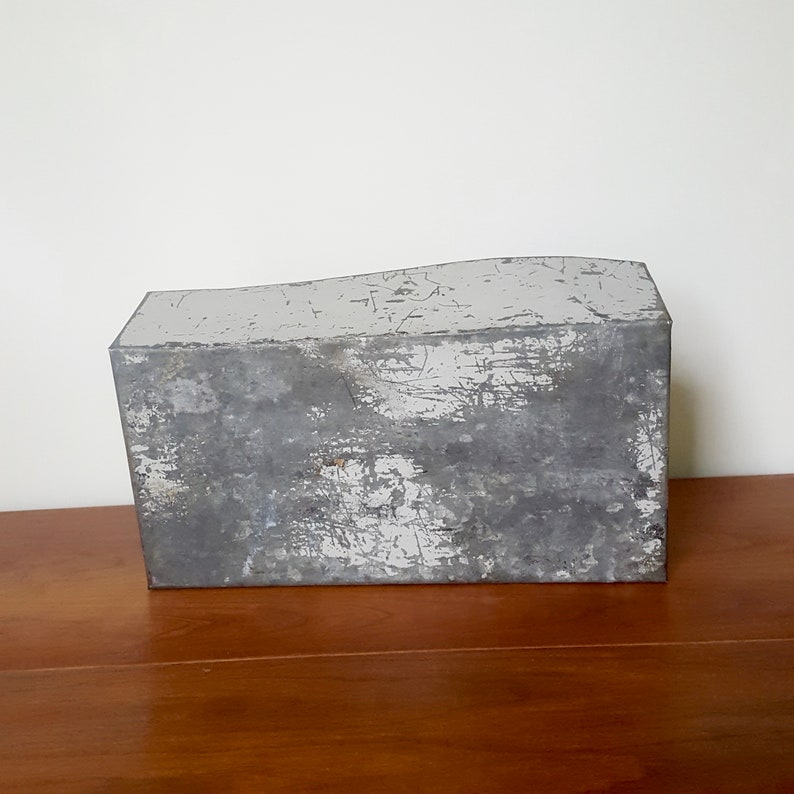 Chippy Galvanized Steel Tool Caddy Vintage Metal Tool Box - Etsy