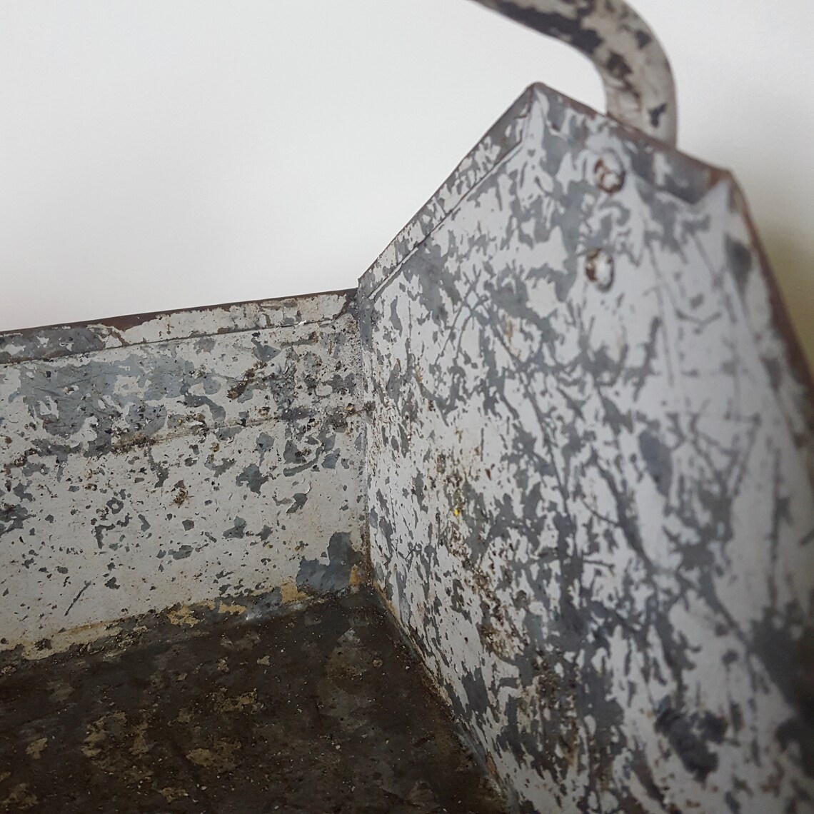 Chippy Galvanized Steel Tool Caddy Vintage Metal Tool Box - Etsy