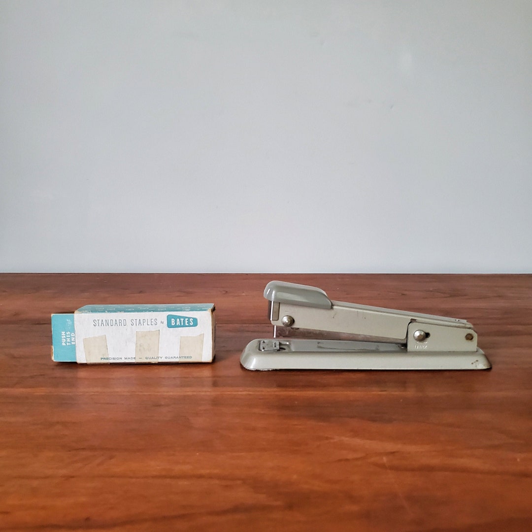 1950s BATES Model 56 Stapler With Staples: Vintage Office Desk ...