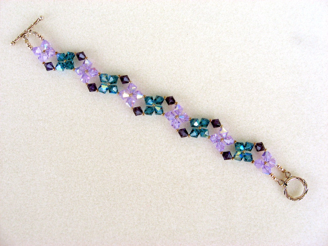 PATTERN -----flower Power Bracelet-----pdf-----instant Download - Etsy