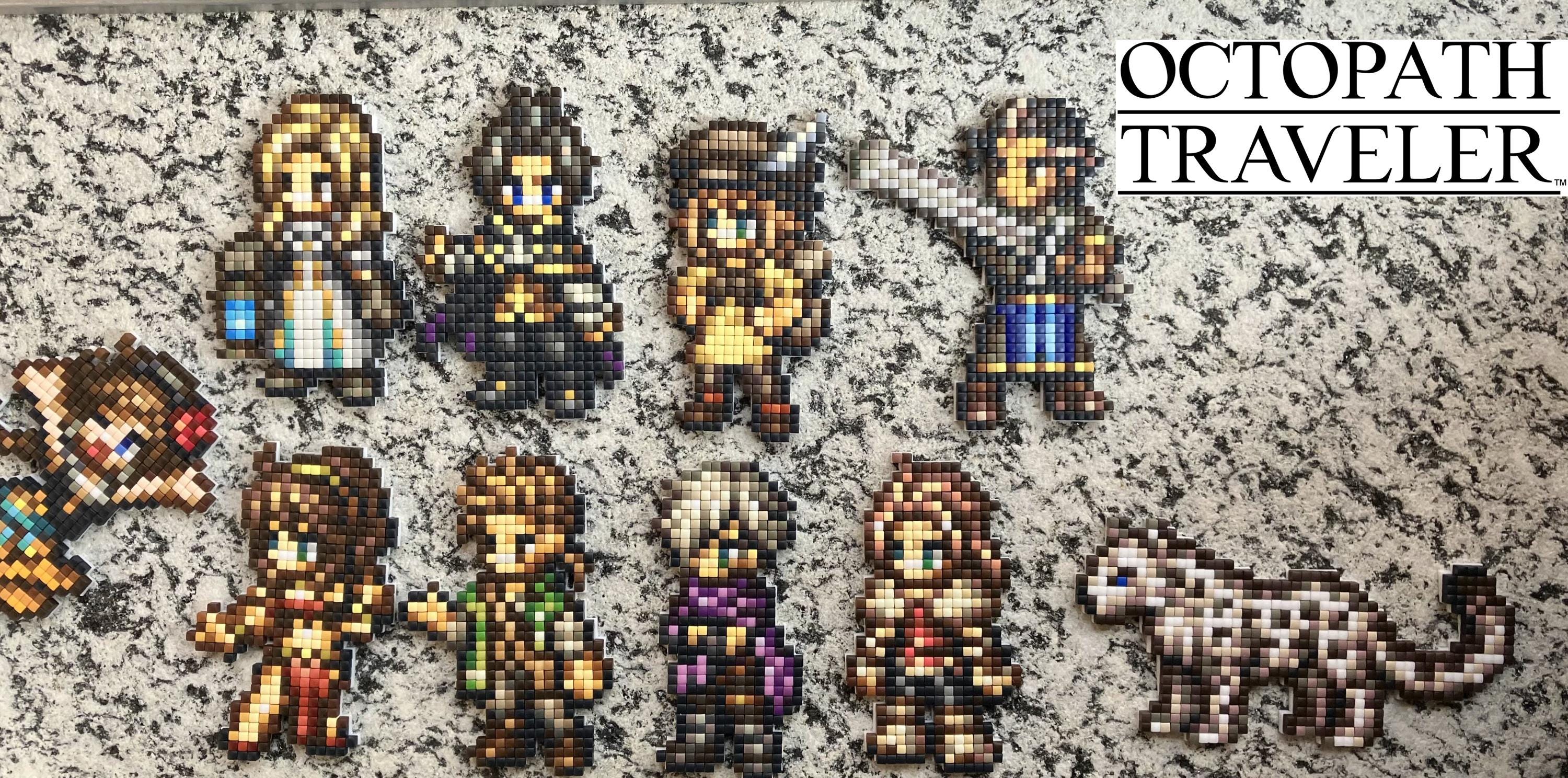 Custom Video Game Physical Pixel-art Sprites Figure minecraft, Terraria ...