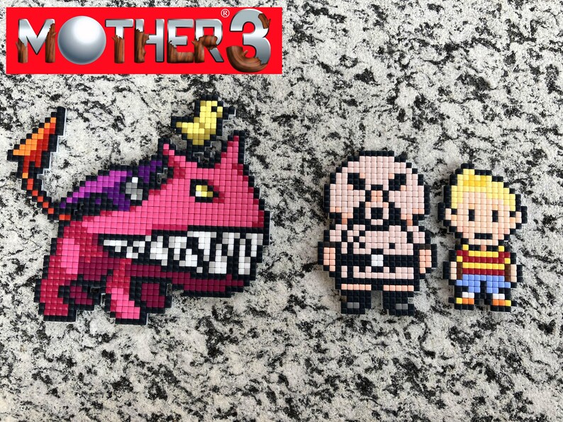 Custom Video Game Physical Pixel-art Sprites Figure minecraft, Terraria ...
