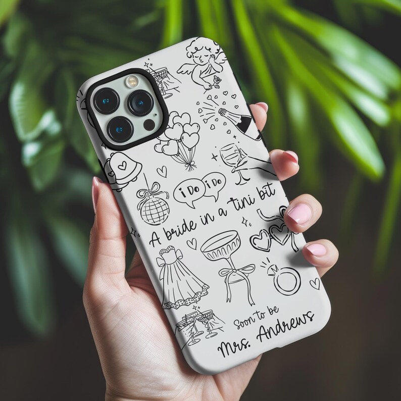 Custom Future Mrs. Tough Phone Case | Magsafe Bridal Name Cellphone ...
