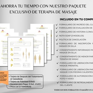 Massage Therapy Forms: Client Intake, SOAP Notes, Consent (canva ...