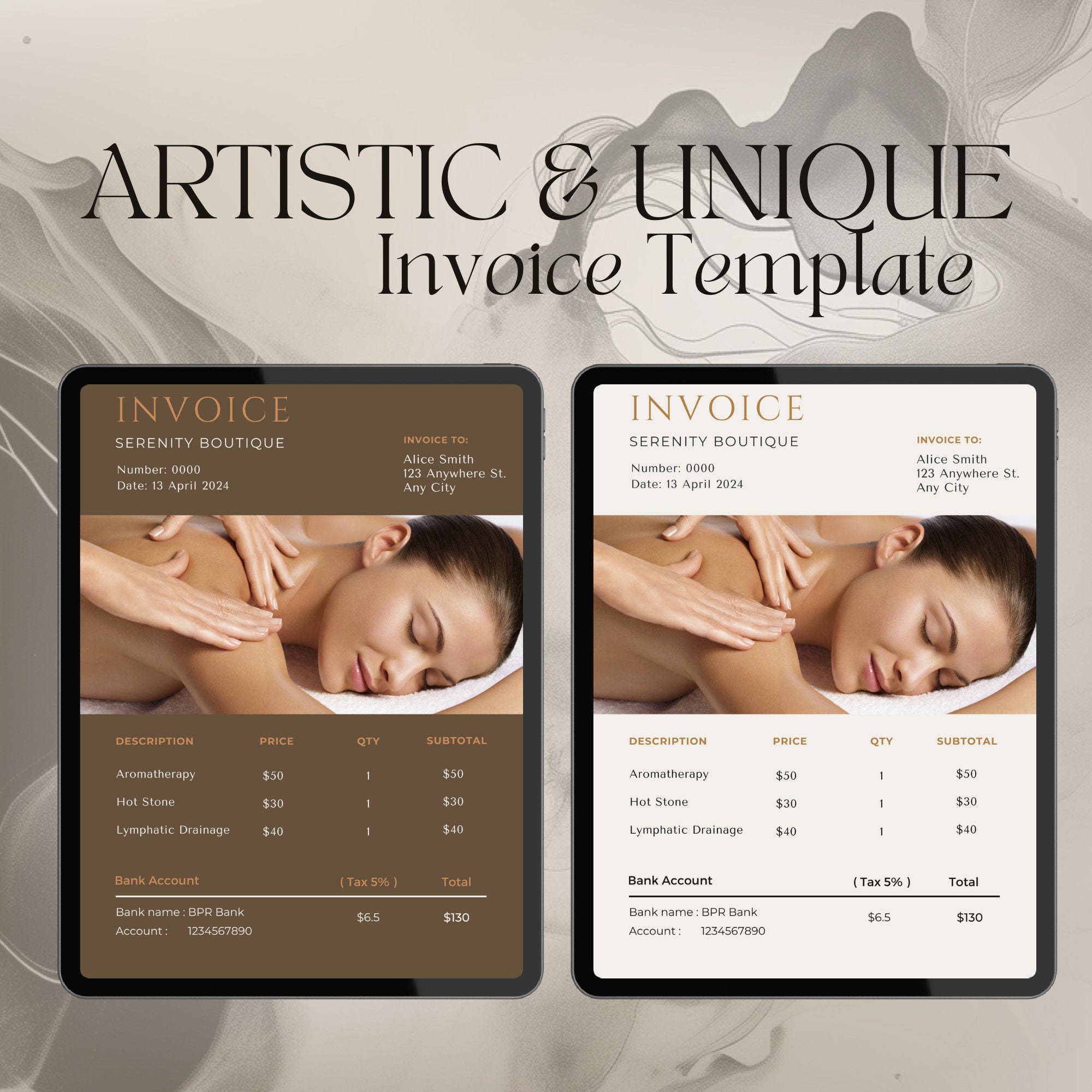 Invoice Template Editable and Printable Canva Invoice Template Invoice ...