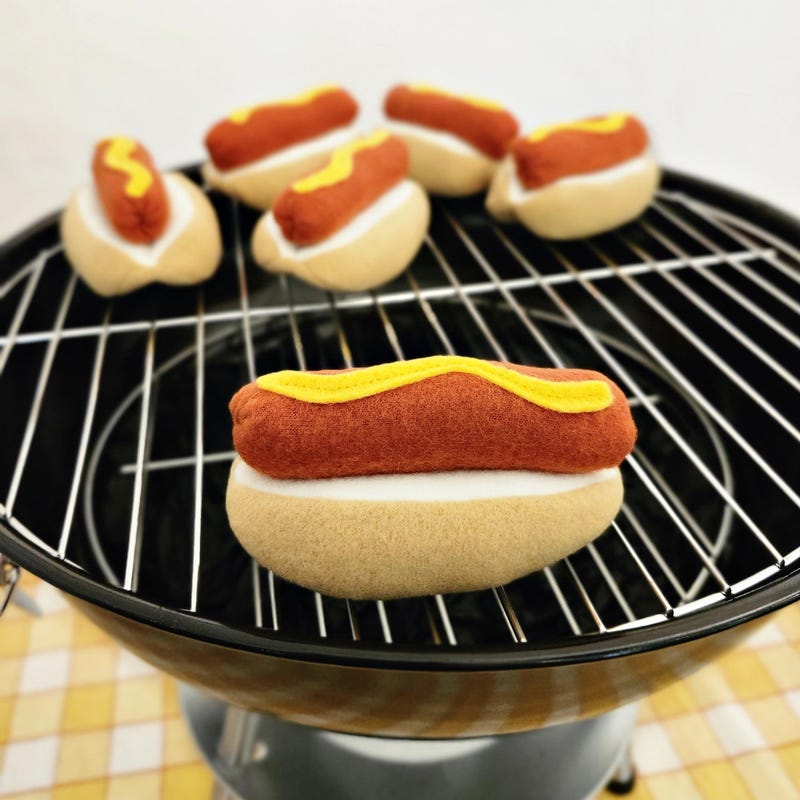 Cat Hot Dog Toy - Etsy
