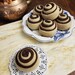 Fleece Cinnamon Roll Stuffed Plush Cat Toy: Handmade in USA - Etsy