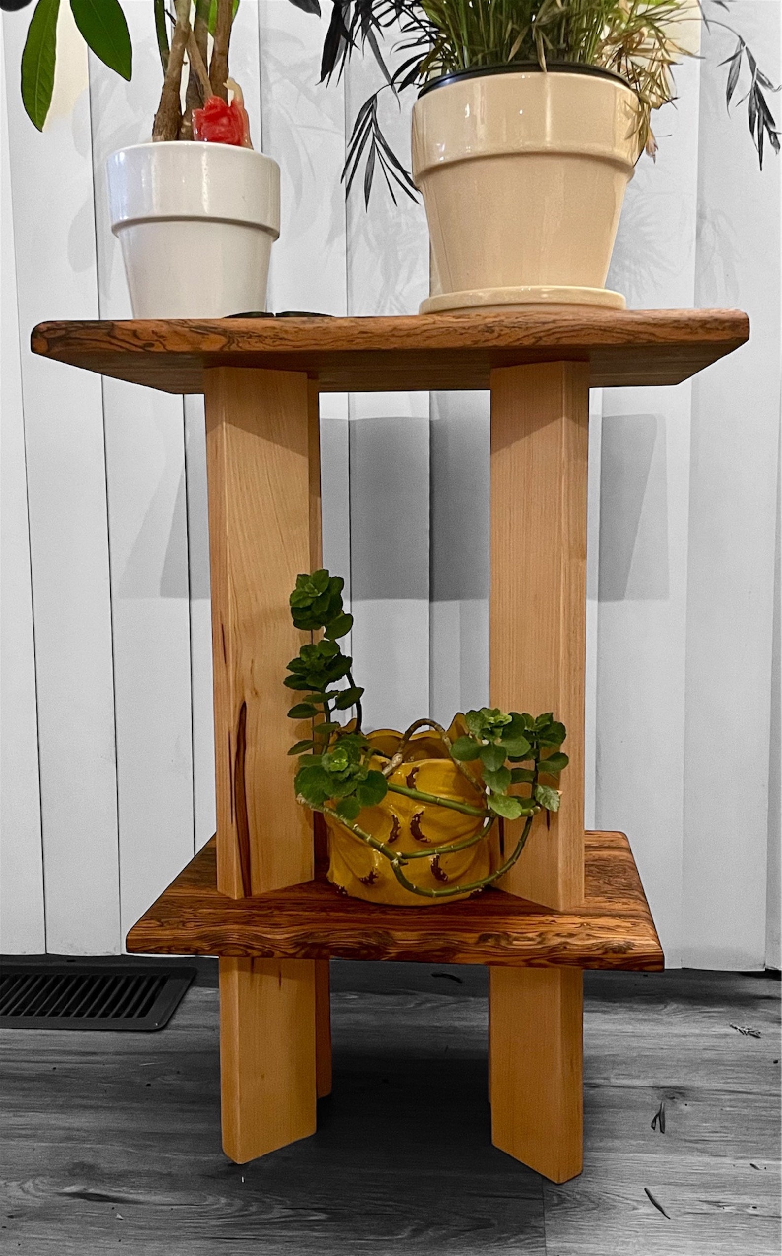 Handmade Exotic Wood Plant Stand | Plant Stand | Side Table | Side ...