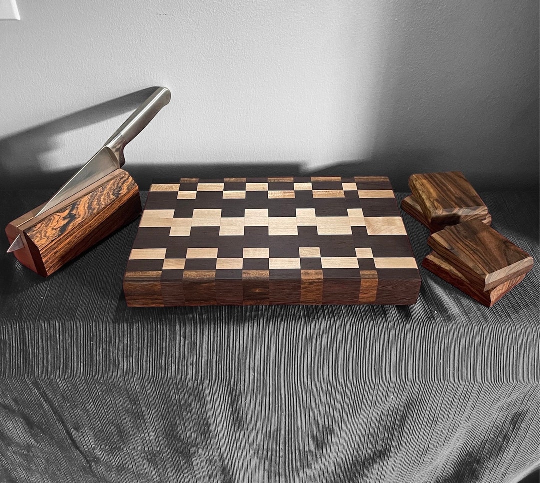 Handmade Exotic Edge Grain Cutting Board Pattern Cutting Board ...
