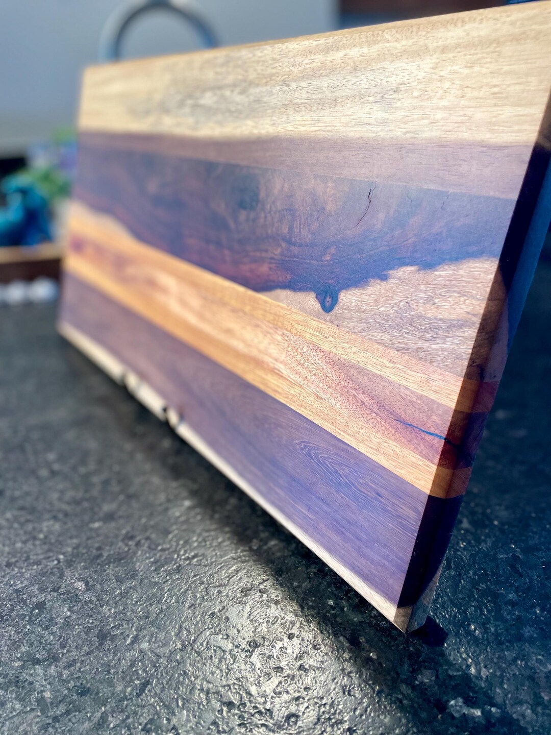 Exotic Wood Cutting Board | Large Cutting Board | Handmade Cutting ...