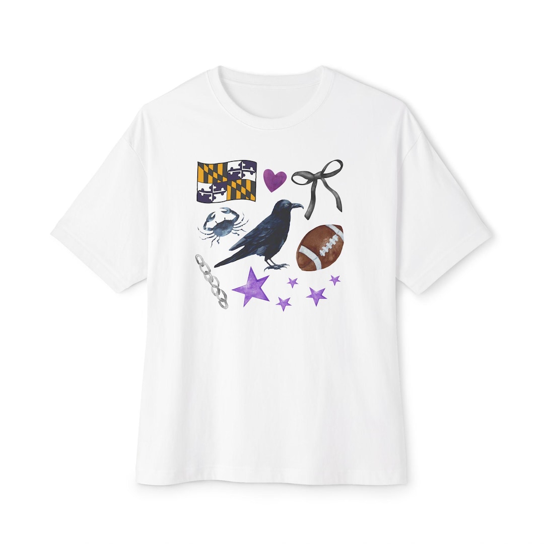 Ravens Football Shirt, Baltimore Tshirt, Baltimore Ravens Apparel, Cute ...