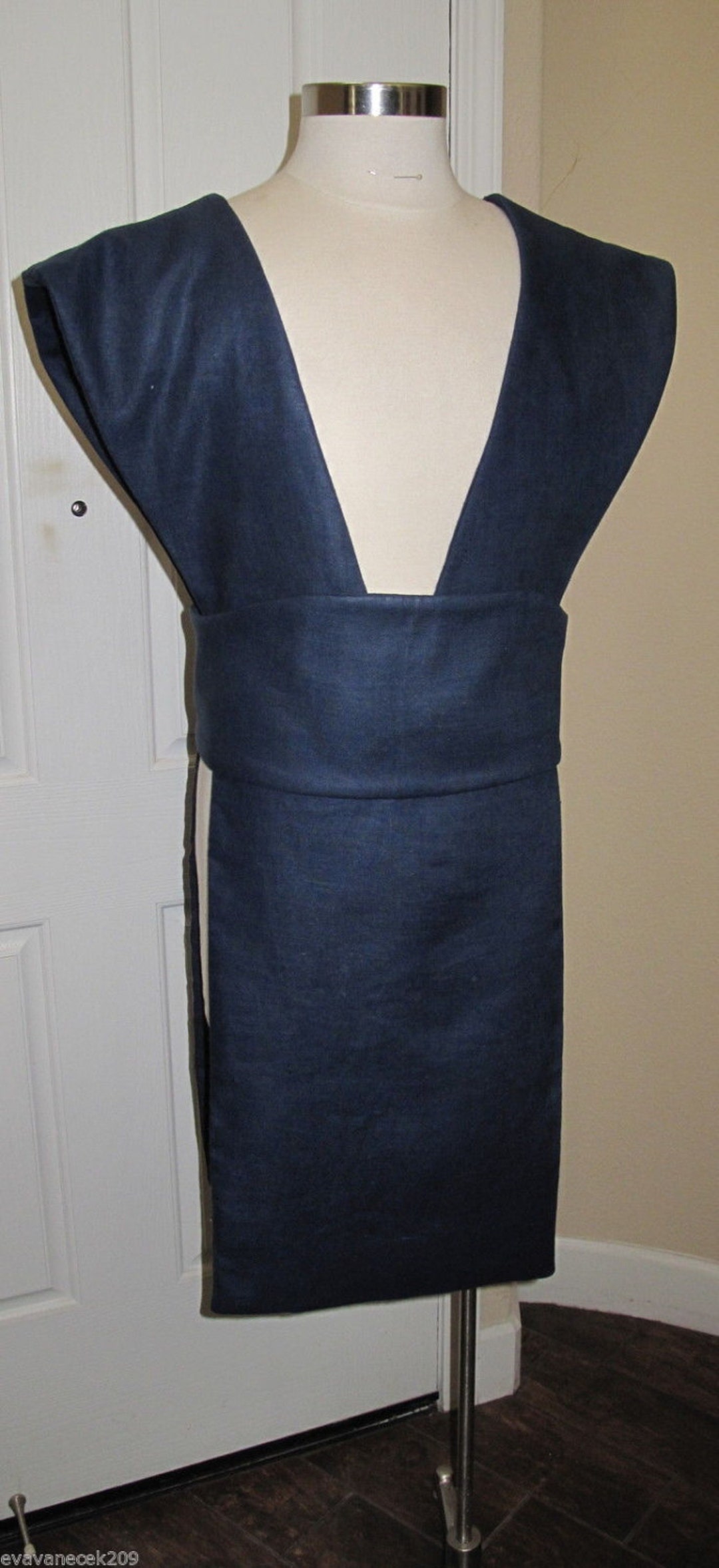 Cosplay Dark Blue Sub-zero Mortal Kombat Tabard and Sash in Several ...