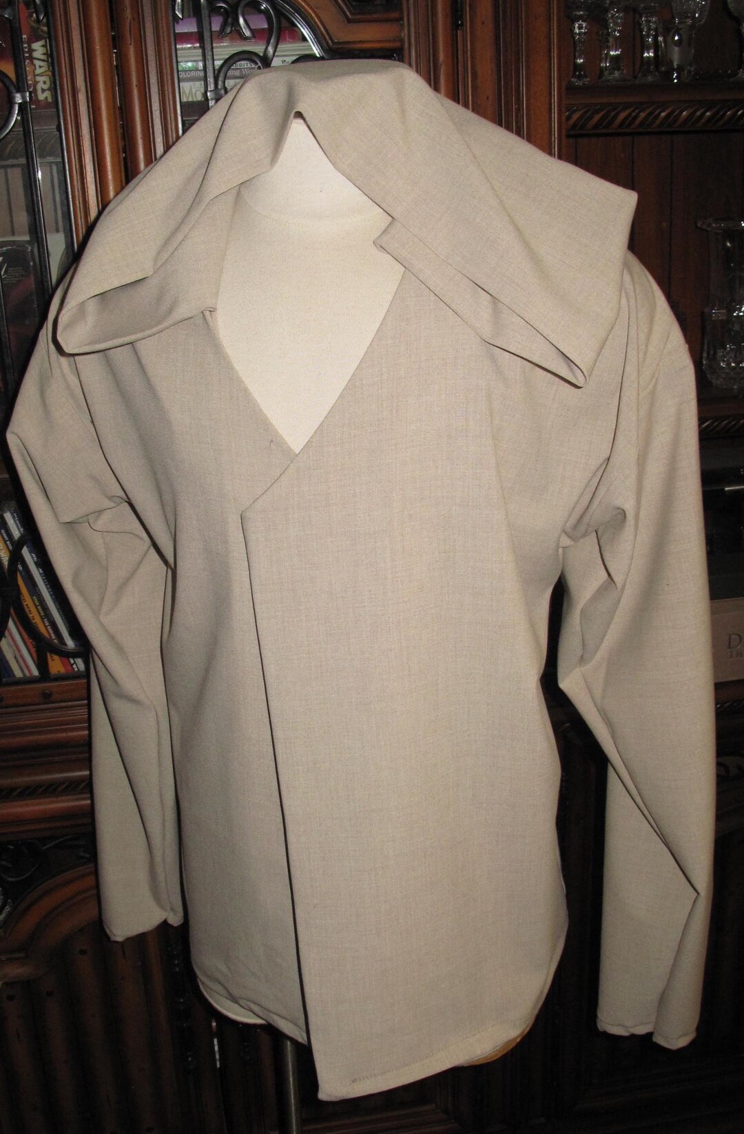 Star Wars Inspired Hooded Shirt: Custom Poplin Undertunic, Elastic ...